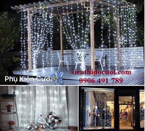 Rèm led hiệu ứng mưa rơi, rèm led hiệu ứng thác đổ